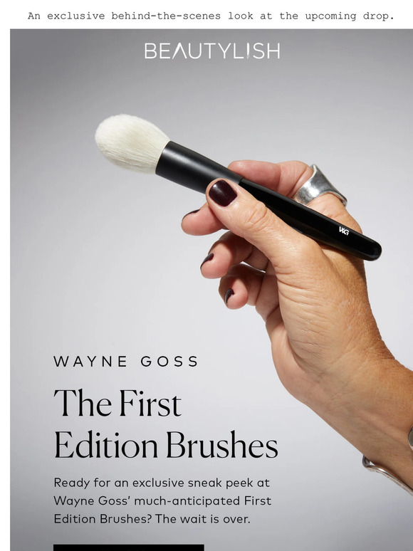 Beautylish: Revealed: Wayne Goss’ First Edition Brushes 👀 | Milled