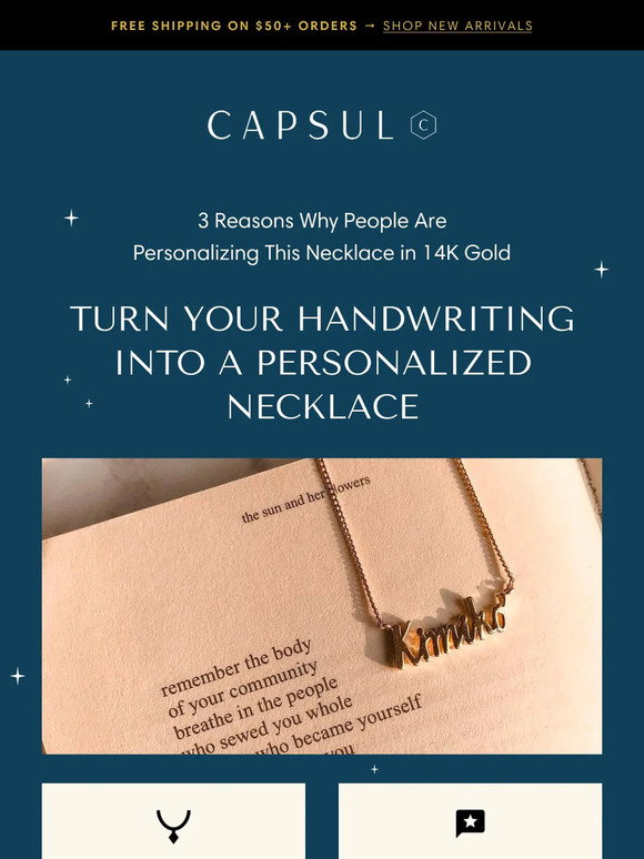 Capsul Jewelry: The Most-Loved Necklace Of The Month | Milled