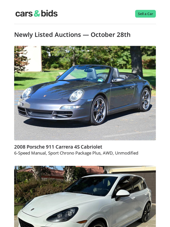 Cars & Bids: Cars & Bids Today | Milled