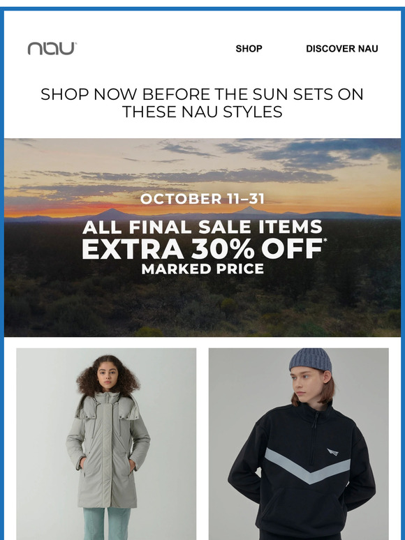 Nau: Top Styles For Fall Are On Sale Now! | Milled