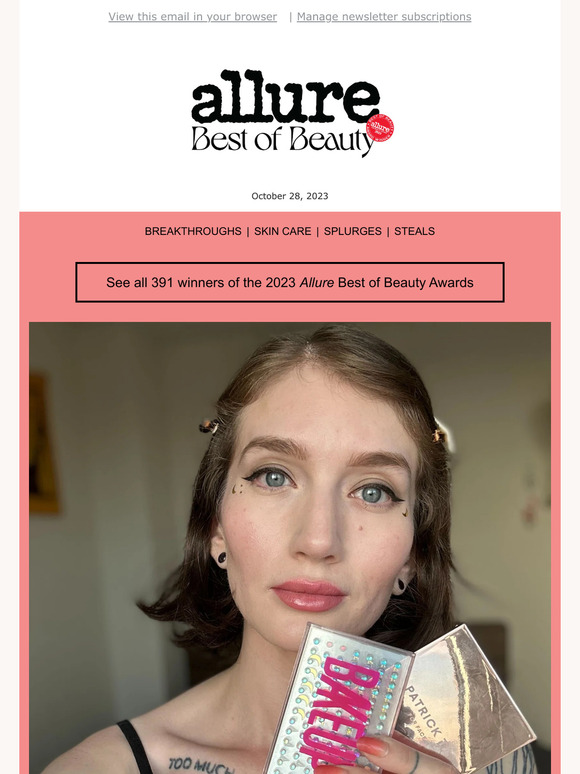 Allure: Our Favorite Allure Best of Beauty 2023 Winners for Halloween ...