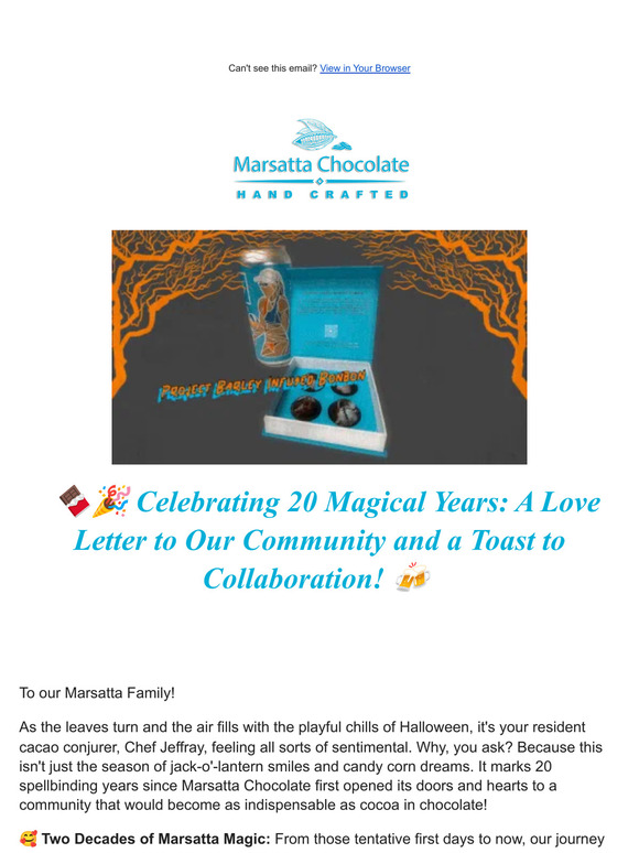 Marsatta Chocolate: 🥳🍫 Introducing a SPECIAL COLLAB for our 20TH ...