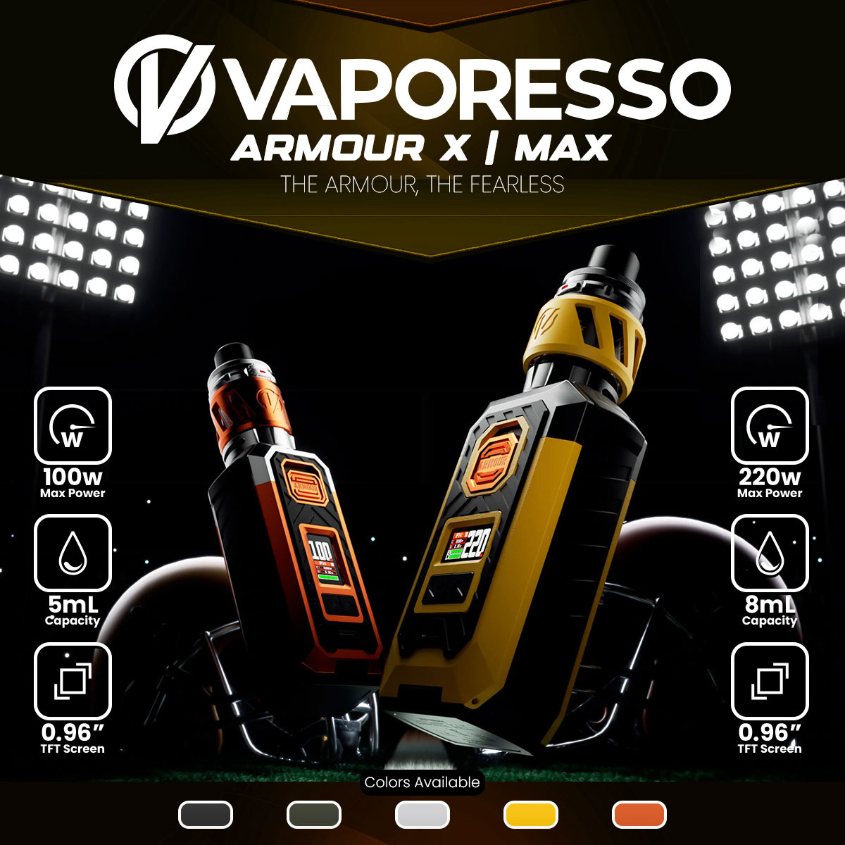 Vape: Experience the greatness of Vaporesso Armour Max + S Kit💯 | Milled