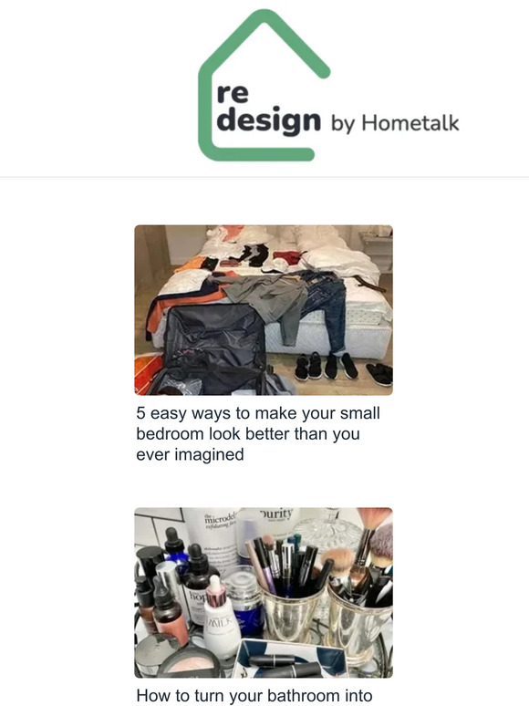 HomeTalk.com: 5 small bedroom ideas that make a HUGE difference | Milled