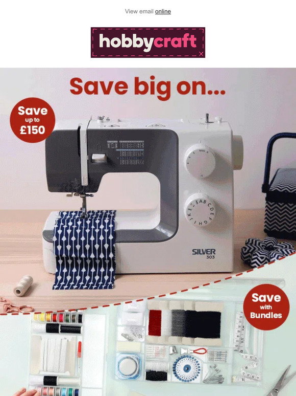 Hobbycraft: Save big on sewing! 😍🧵 | Milled