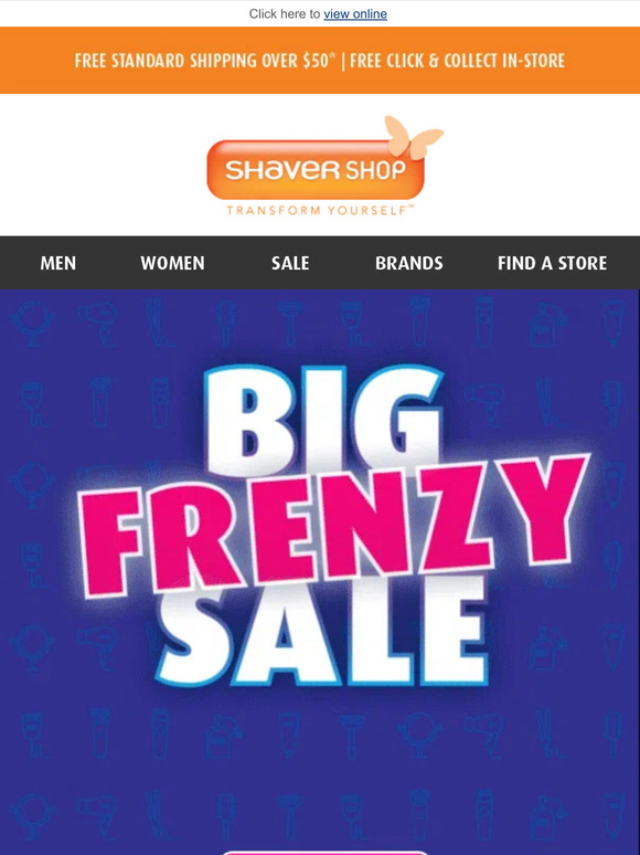 Shaver Shop: Our Big Frenzy Sale Ends Tonight! | Milled