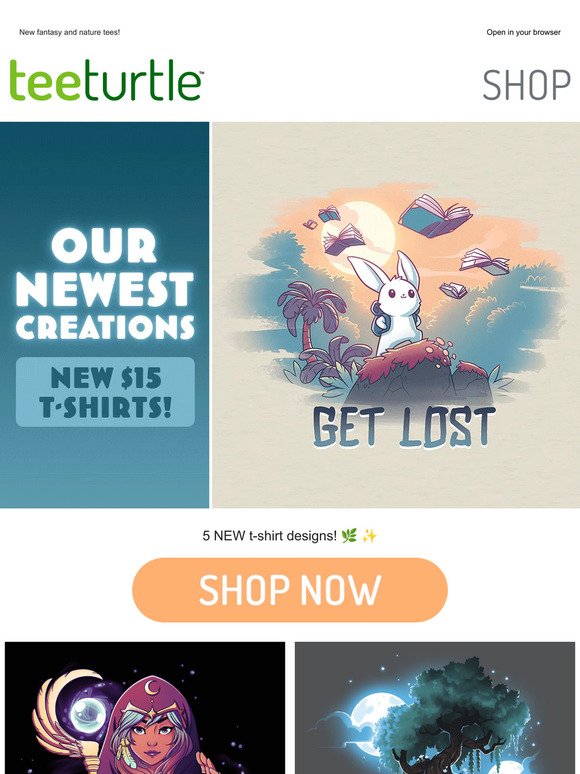 TeeTurtle: 🌿 Floating trees, a D20 Mage, and more! | Milled