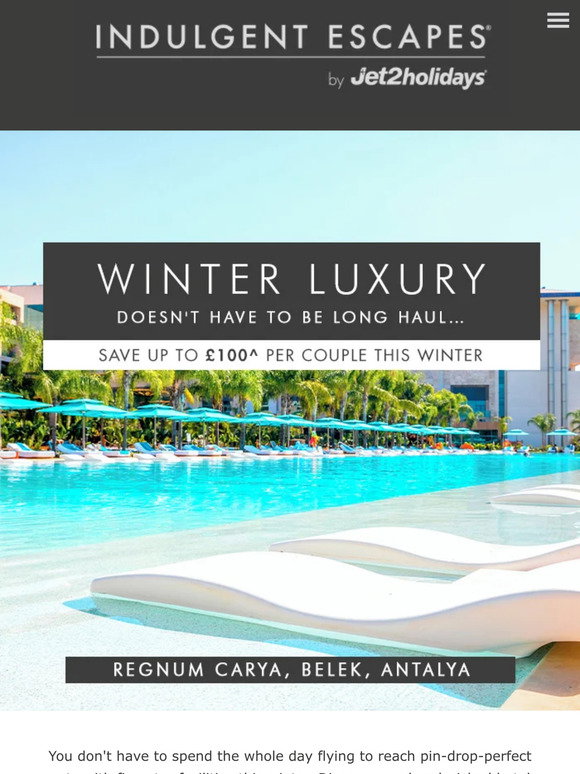Jet2holidays: Winter luxury doesn't have to be long haul… | Milled