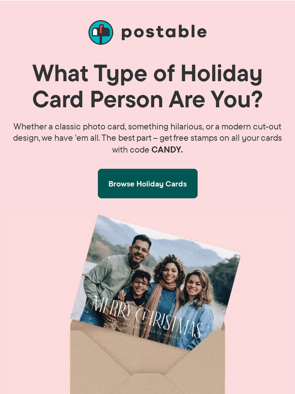 Postable: What's your holiday card type? | Milled