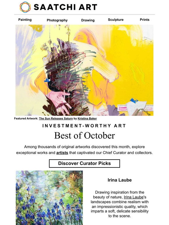 Saatchi Art: Chief Curator’s Top Art of the Month | Milled