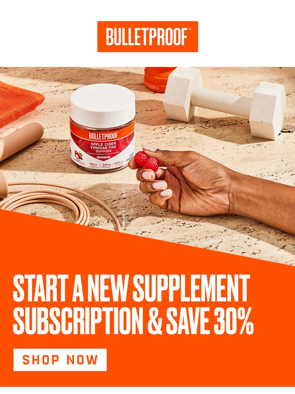 Bulletproof: Save 30% On Supplements | Milled