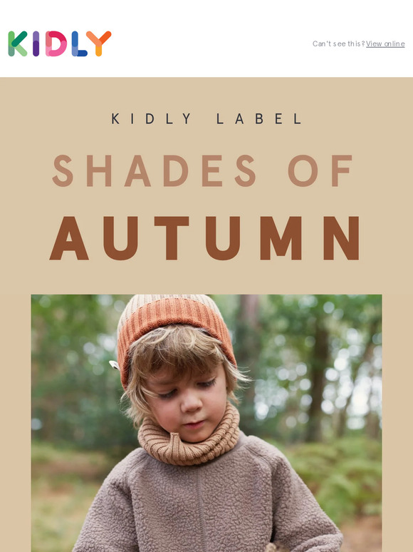 KIDLY: KIDLY Label: The shades of the season 🍂 | Milled