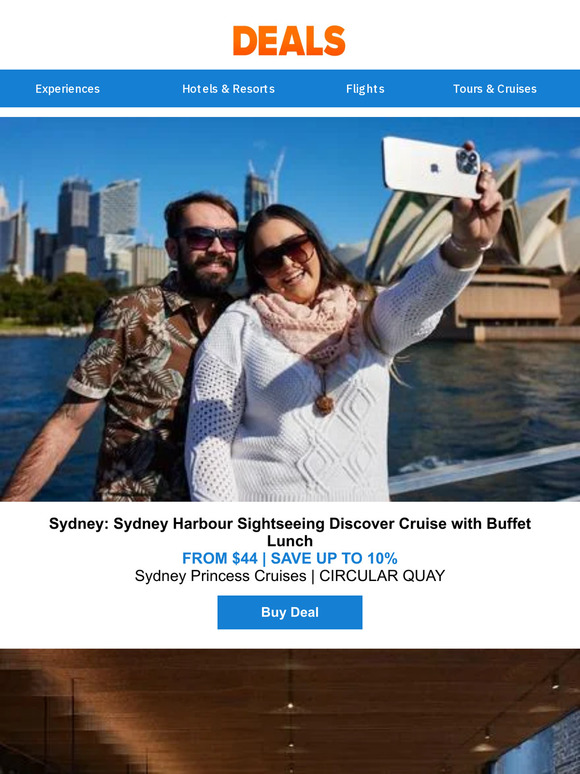 deals: Sydney: Sydney Harbour Sightseeing Discover Cruise + Lunch | Milled