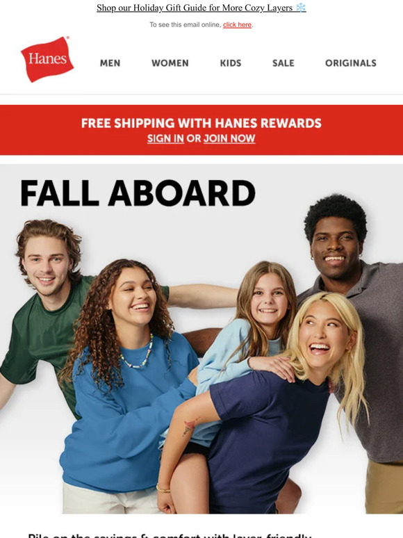 Hanes: What to Wear Now: Sweats, Joggers & Tees | Milled