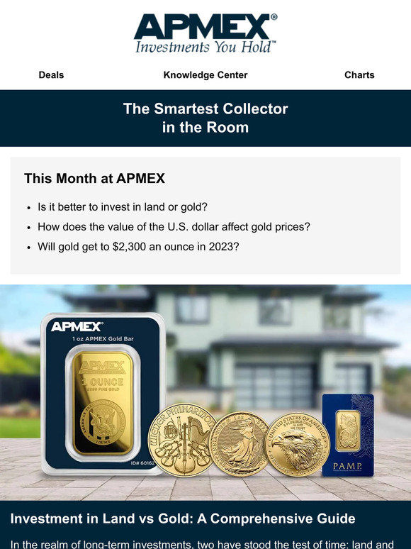 APMEX: How Does the U.S. Dollar Affect Gold Prices? | Milled