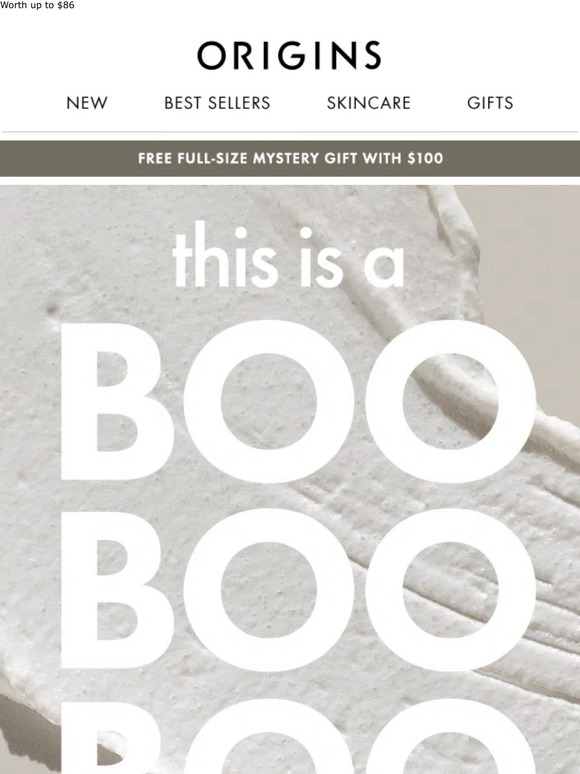 Origins: Pick A FREE FULL-SIZE Boo-tiful Treat | Milled