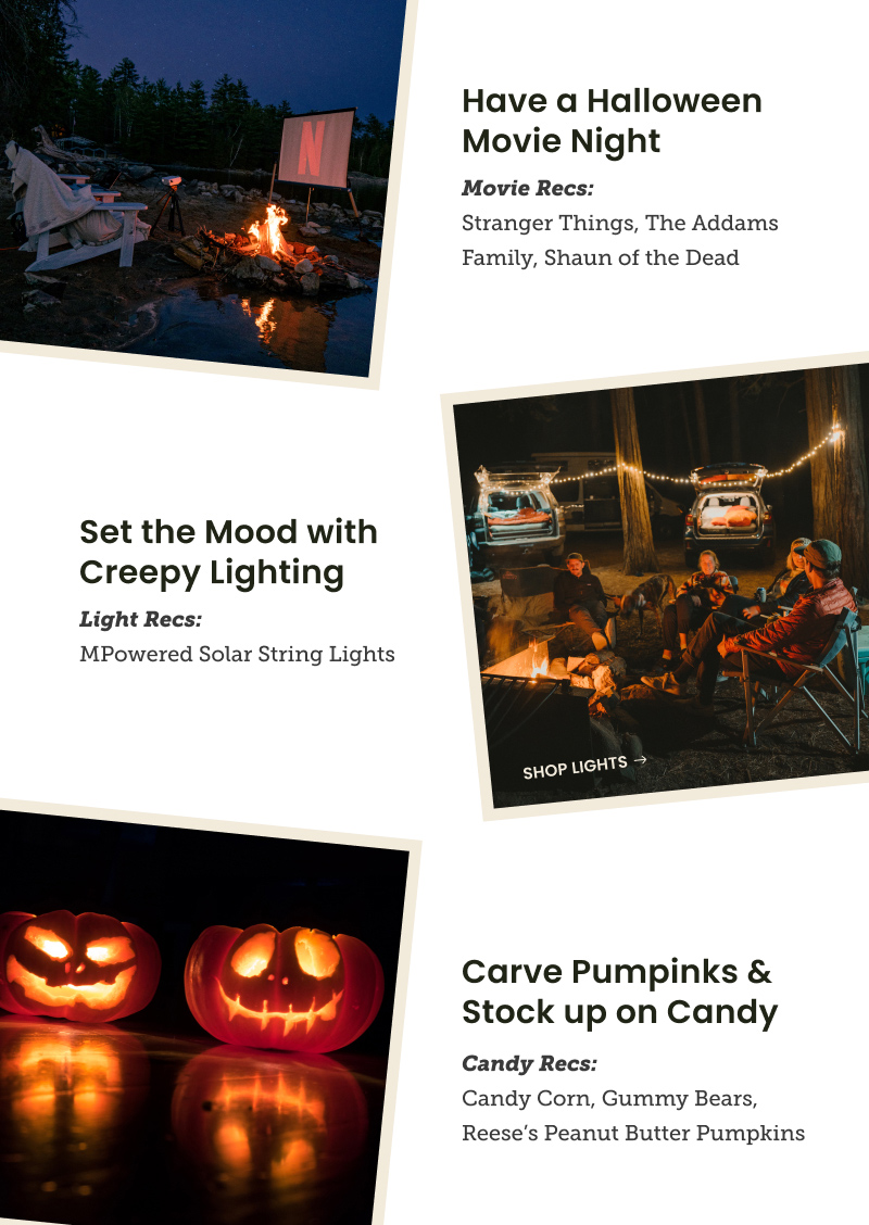 Luno: Spooky campground ideas | Milled