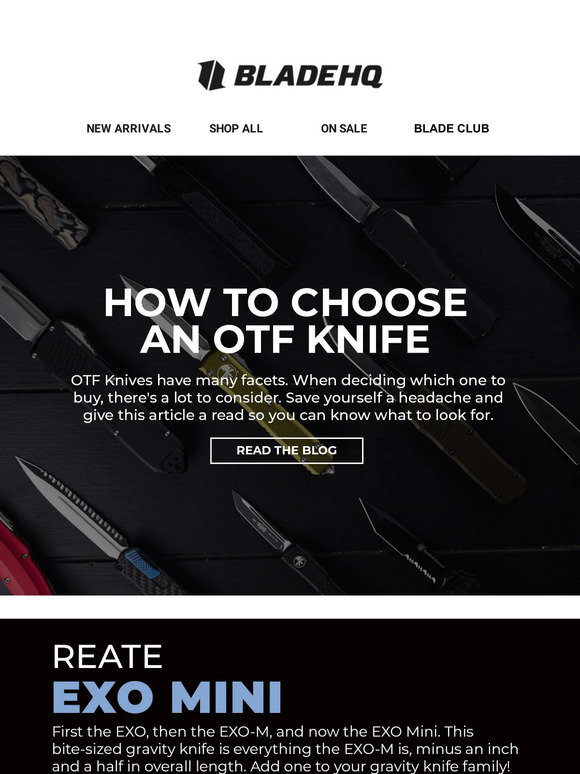 Blade HQ - Source: Here's how to pick the right OTF for you! | Milled