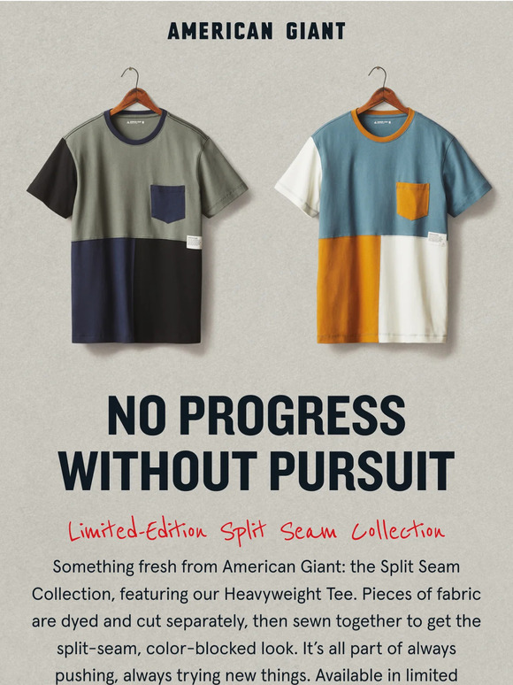 American Giant: Meet the Split Seam Collection | Milled