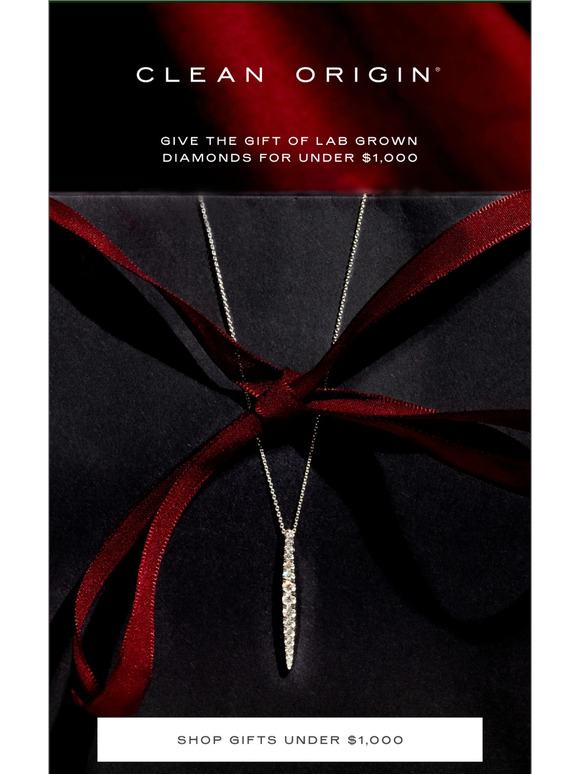 Clean Origin: Diamond gifts under $1,000! | Milled