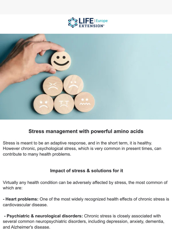 Life Extension: Potent formulas for stress relief | Milled