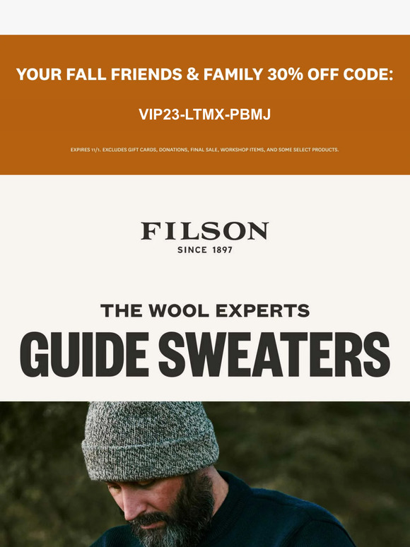 Filson: Henley Guide Sweater - New Color | Milled