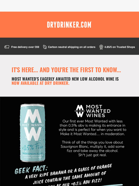 Dry Drinker: Most Wanted Alcohol Free Wines are here... and you're the ...