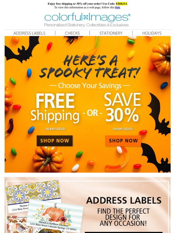 Colorful Images: Boo! It's a "You-Choose Deal" just for you! | Milled