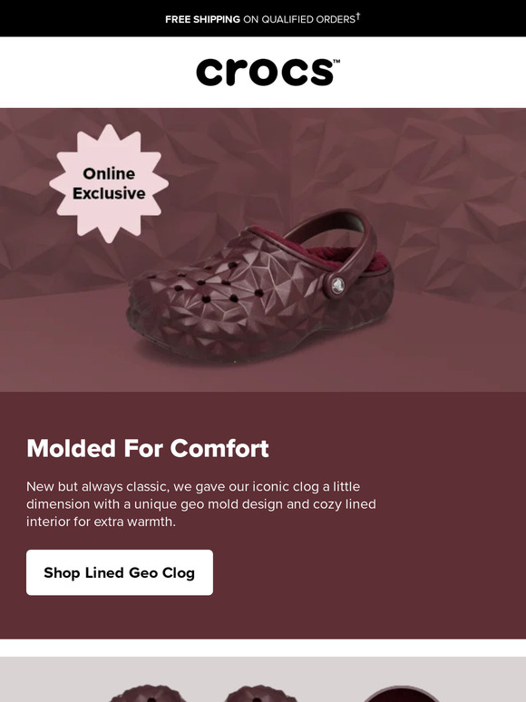 Crocs: NEW Lined Geo Clog out now! | Milled