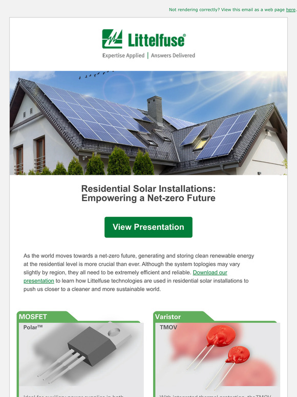 Littelfuse: Residential Solar Installations: Empowering a Net-zero ...