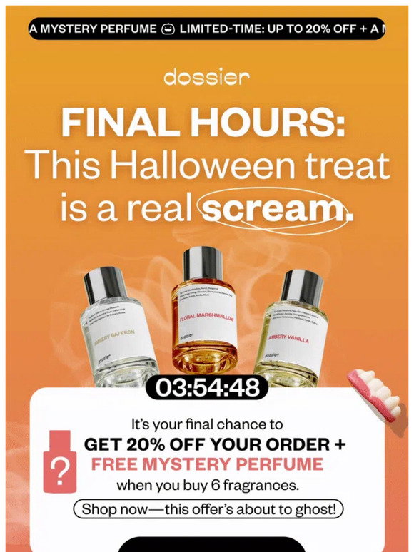 Dossier: Final few hours for a scary good Halloween deal 👻 | Milled