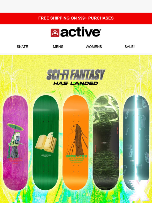 Active Ride Shop: 🚀 SCI-FI FANTASY HAS LANDED | Milled