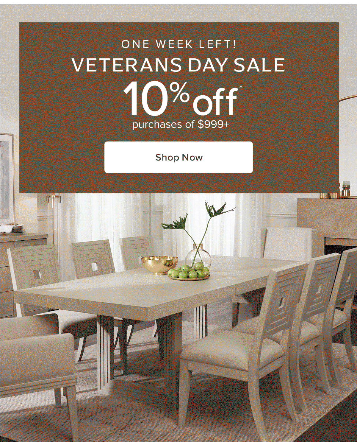 American Signature Furniture: Yes, the Veterans Day Sale is going soon ...