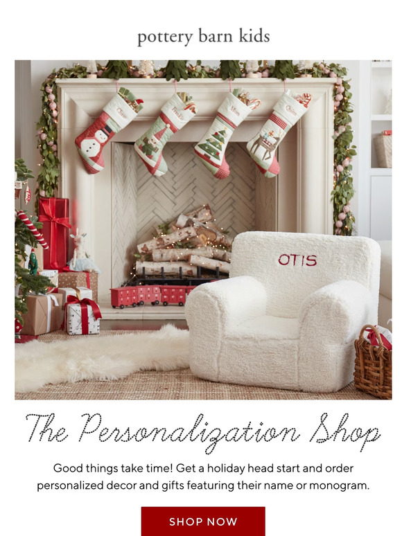 Pottery Barn Kids: Now Open: The Personalization Shop ️🎁 | Milled