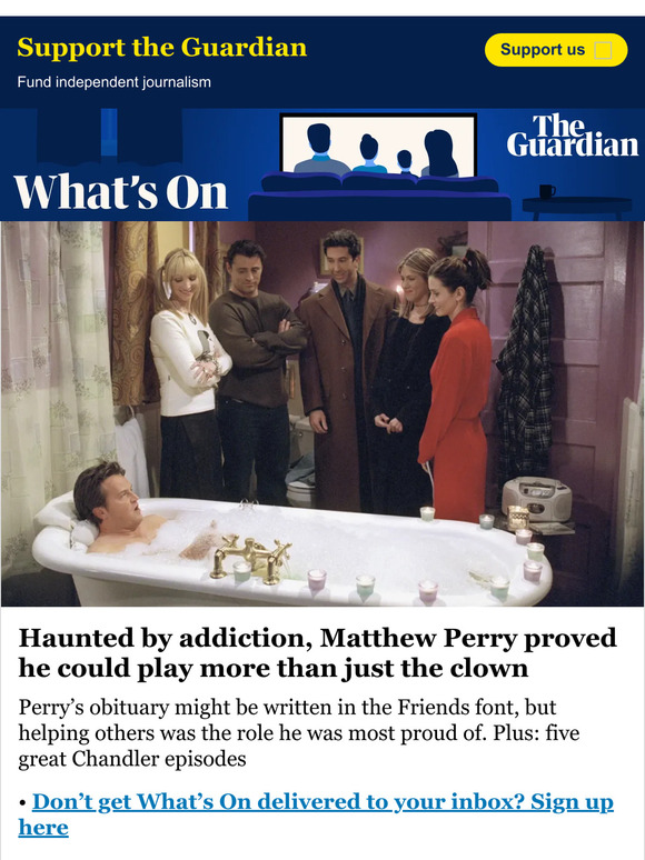 The Guardian: The one where we celebrate Matthew Perry | Milled