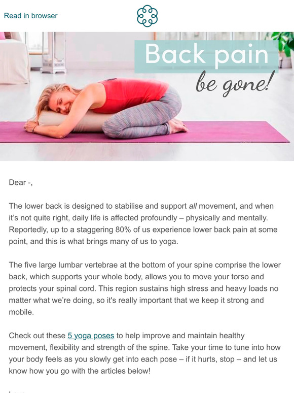 Ekhart Yoga: Lower back pain be gone! | Milled Ekhart Yoga: Lower back pain be gone! | Milled
