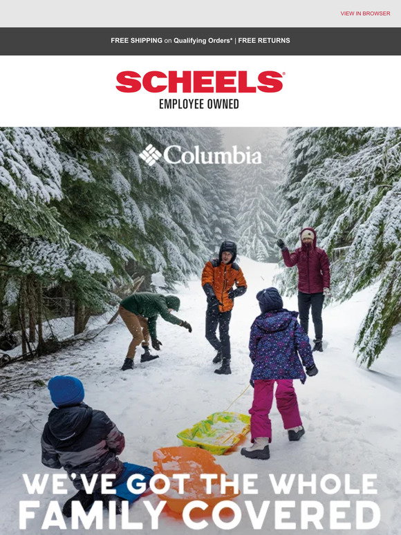 Scheels: Winter Dress Code: Columbia Head-to-Toe | Milled