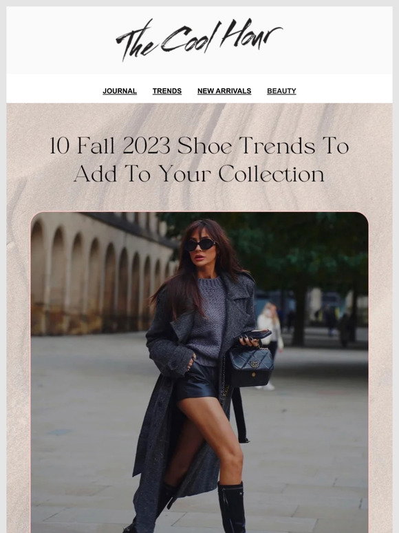 The Cool Hour: 10 Fall 2023 Shoe Trends To Add To Your Collection 🍁 ...