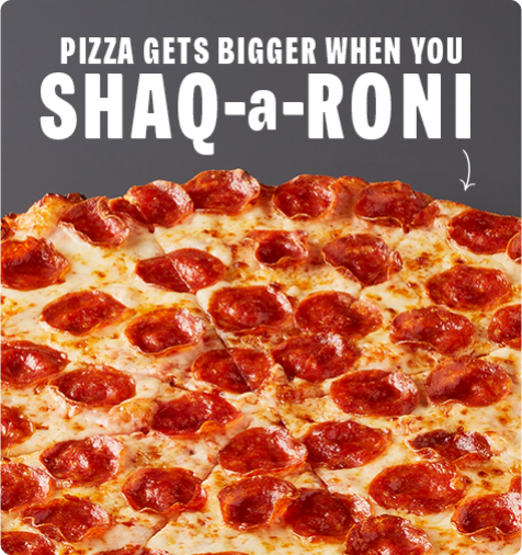 Papa Johns: Let’s Run It Back! The Shaq-a-Roni Returns | Milled