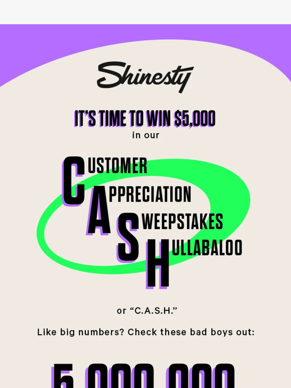 Shinesty: We’re Giving Away $5,000! | Milled