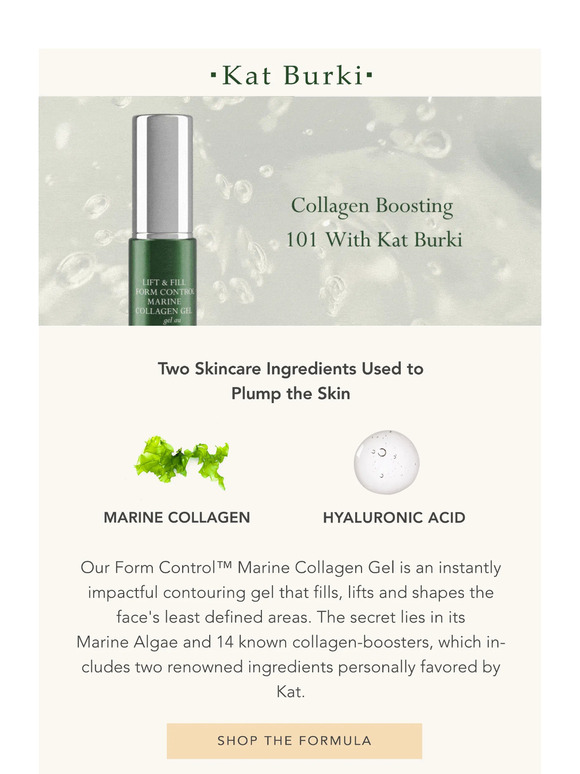 Kat Burki: Wake up your collagen with KB ⏰ | Milled