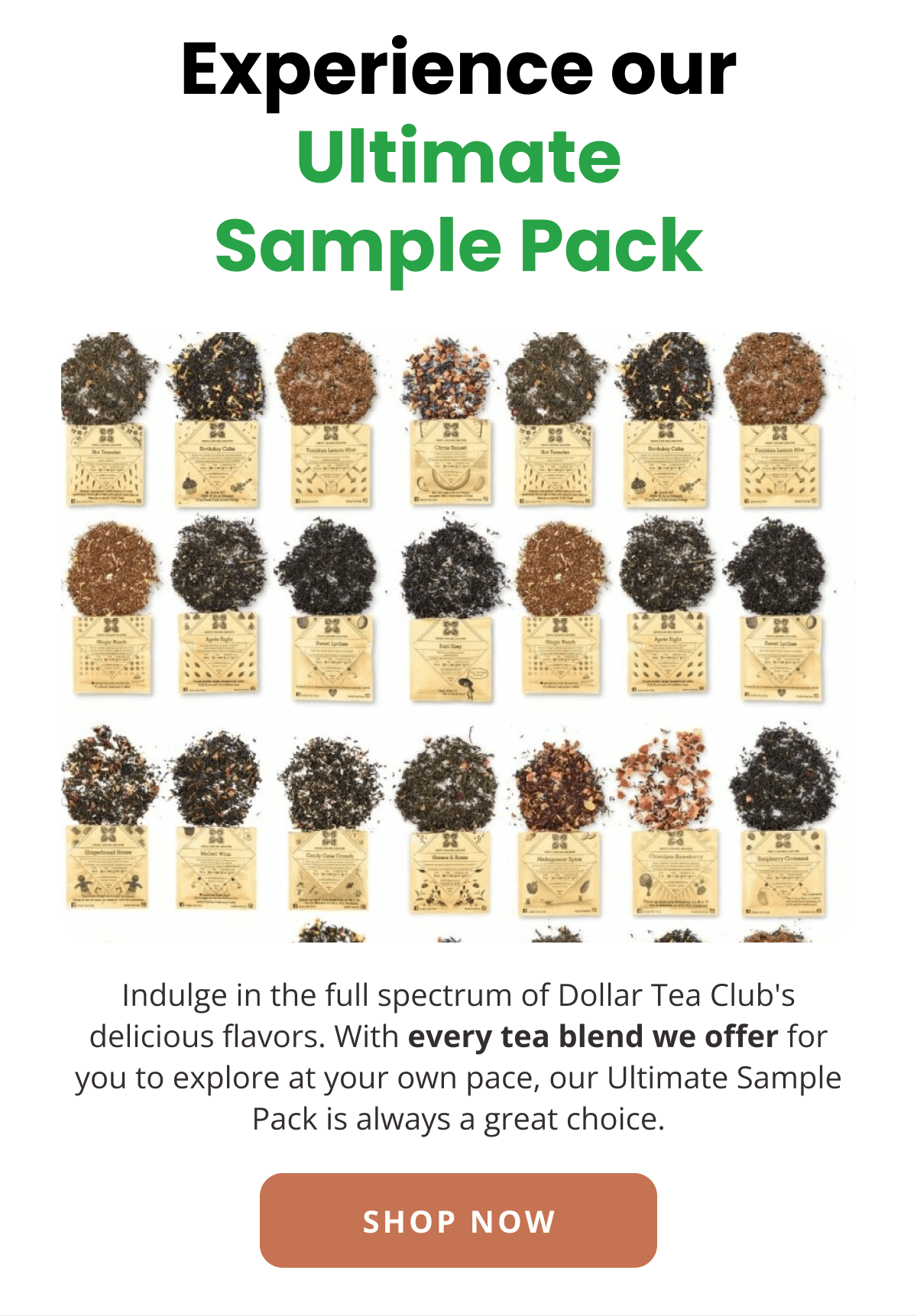 Dollar Tea Club: Experience our Ultimate Sample Pack! | Milled