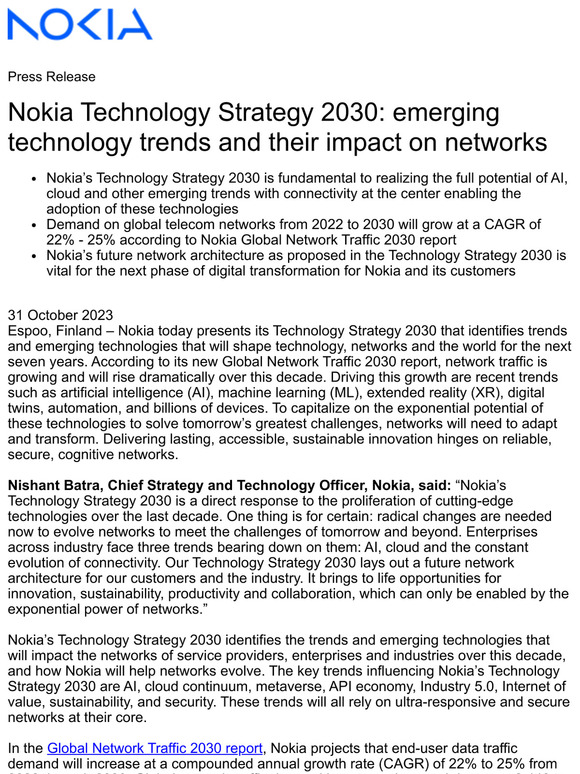 Withings: Nokia Technology Strategy 2030: emerging technology trends ...