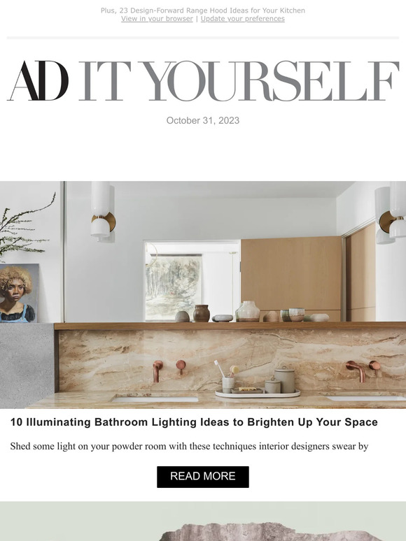 Architectural Digest: Bathroom Decor Ideas, Fall Organization, and More ...