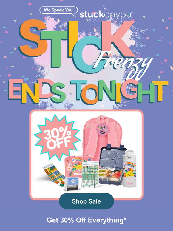 Stuck On You: Stick Frenzy Sale is now ON! | Milled