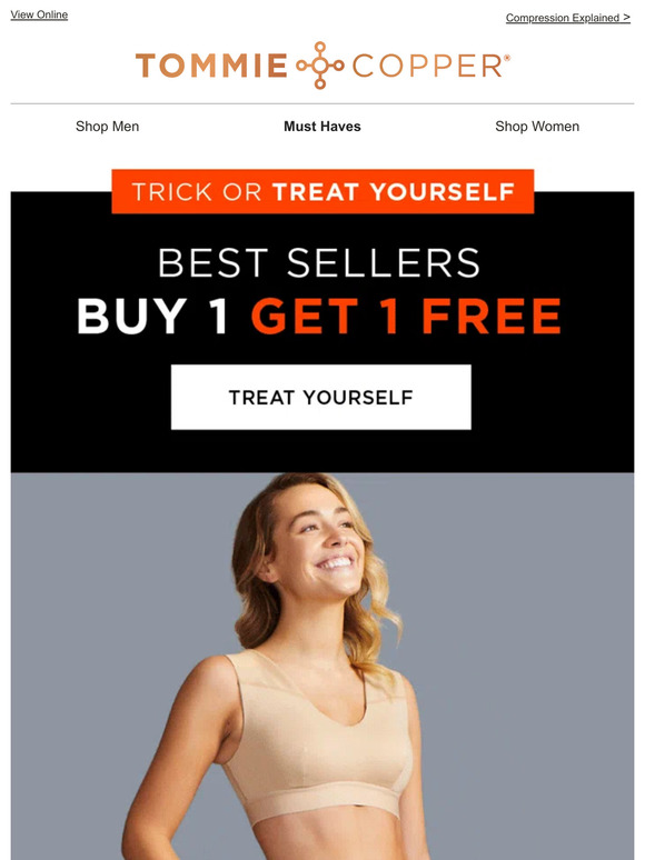 Tommie Copper: BOGO Free Halloween Sale Ends Tonight! | Milled