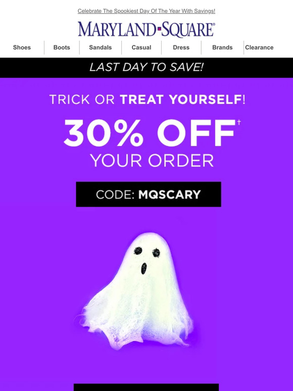 Maryland Square: Was That A Ghost? Nope, Just 30% Off! | Milled