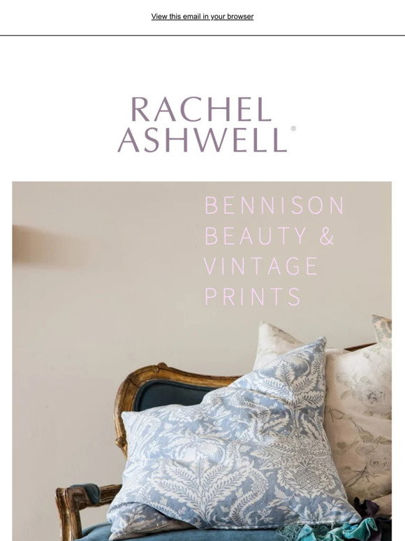 Rachel Ashwell: Newly Added: Vintage Eiderdowns & Bennison Pillows | Milled