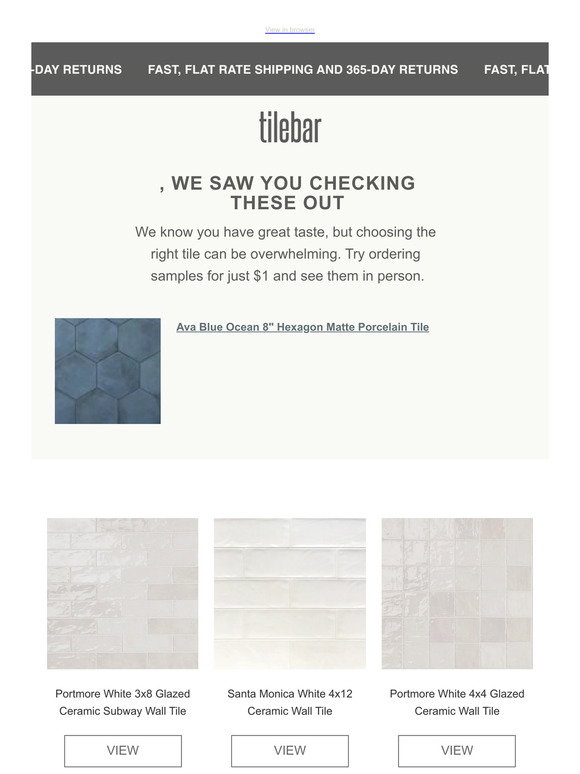 TileBar: Did you see something you like? | Milled
