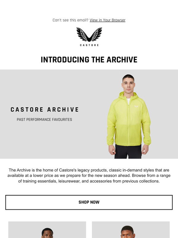 Castore: Introducing The Archive | Milled